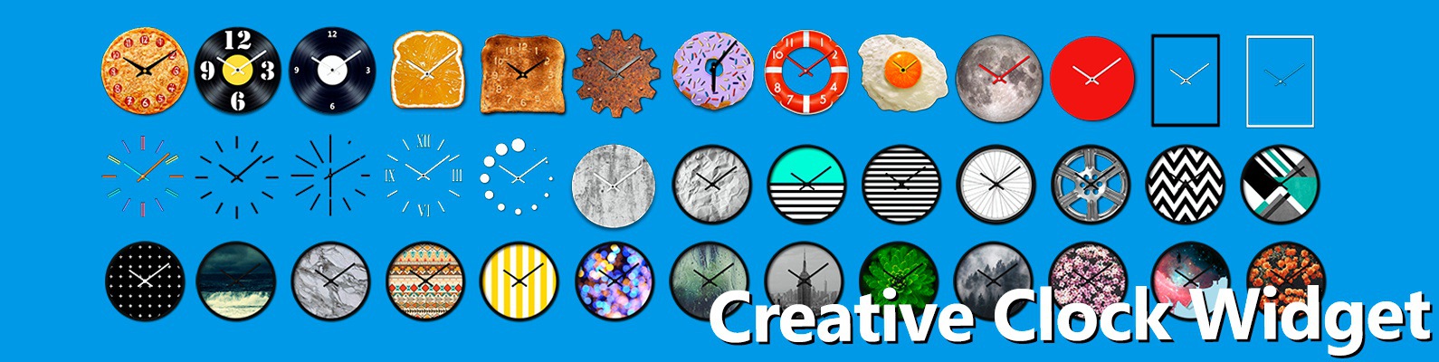 Creative Clock Widget | Creative Clock Widget это новый взгляд на ...